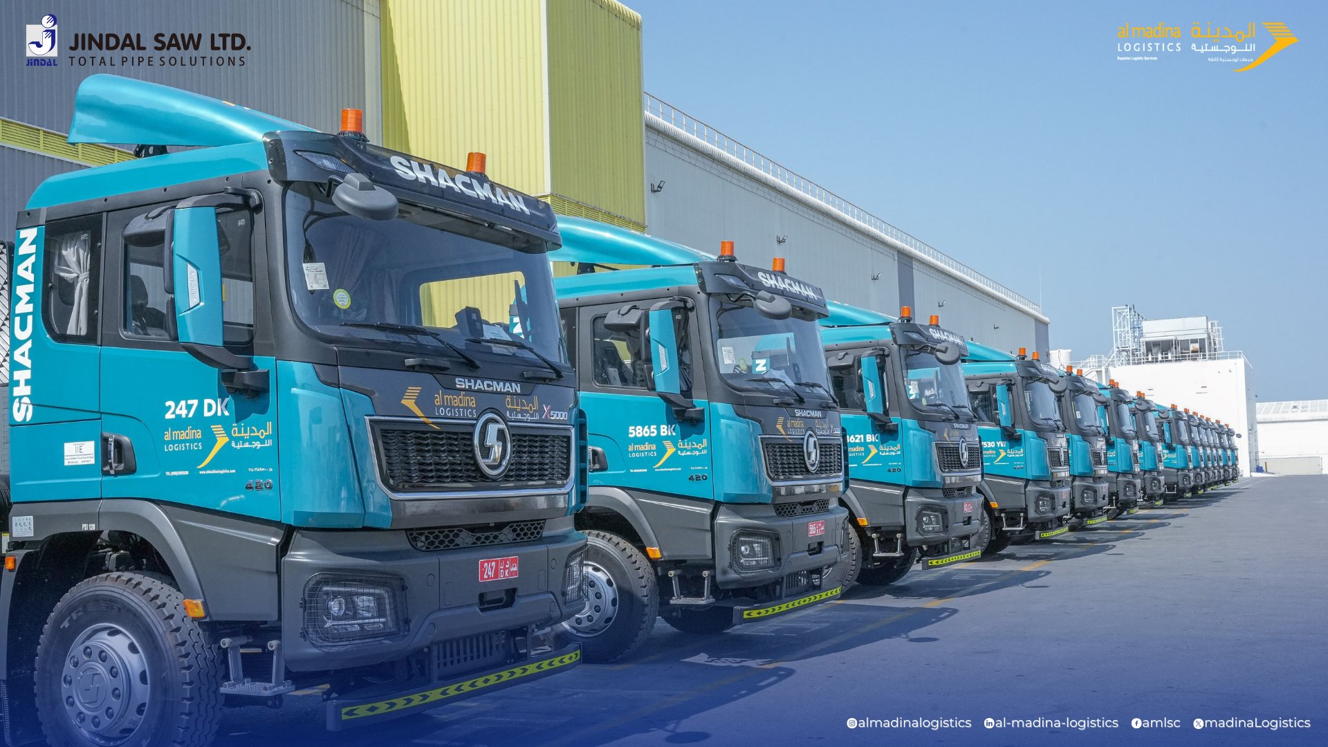 Al Madina Logistics Services | 3PL logistics Services | Open yard ...